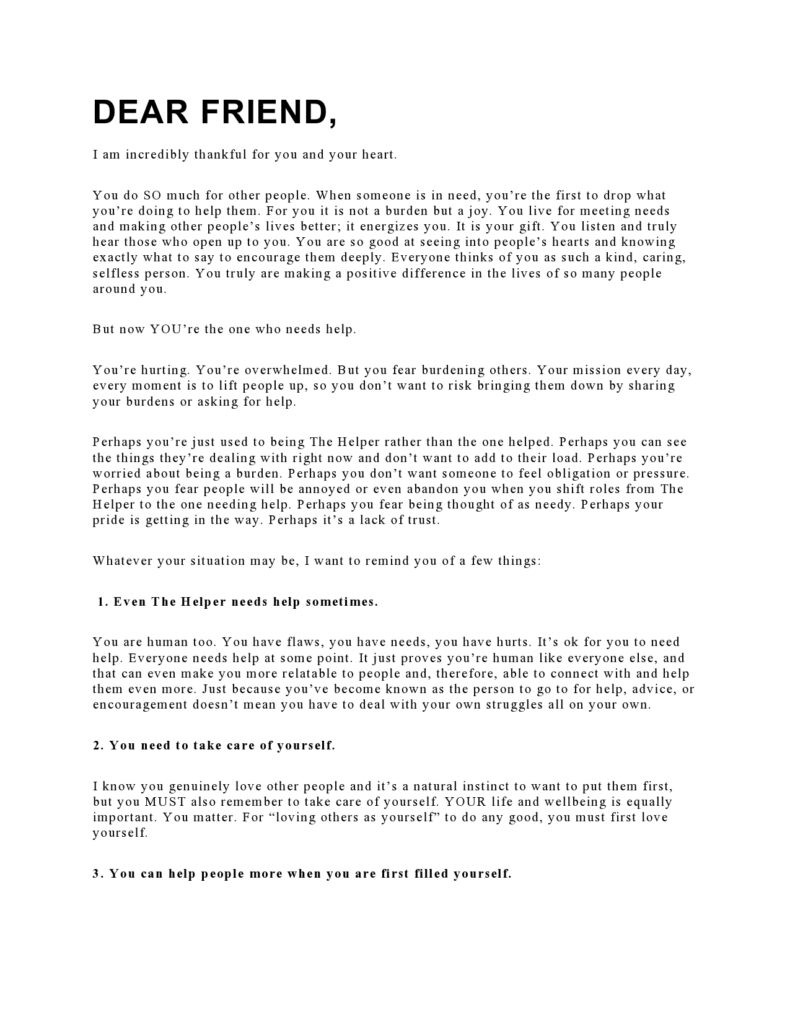 38 Perfect Letter of Encouragement Templates (FREE)