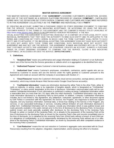40 Editable Master Service Agreement Templates (MSA)