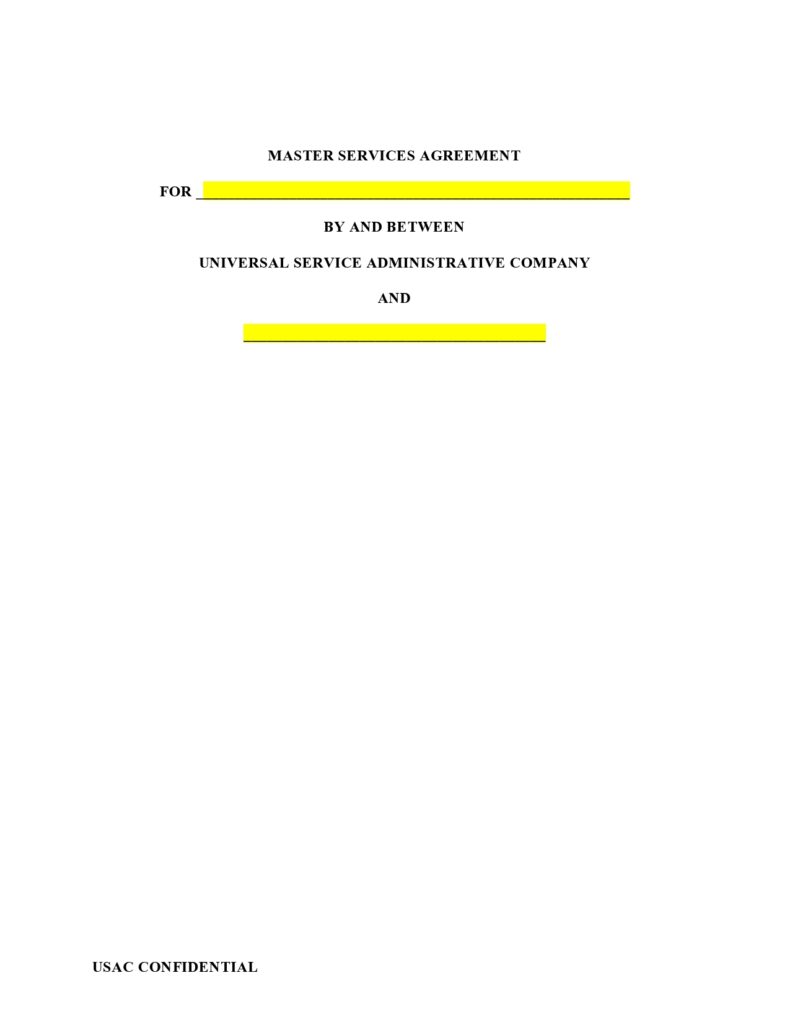 40 Editable Master Service Agreement Templates (MSA)