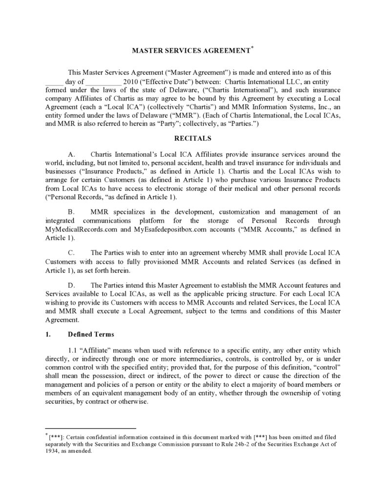 40 Editable Master Service Agreement Templates (MSA)