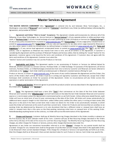 40 Editable Master Service Agreement Templates (MSA)