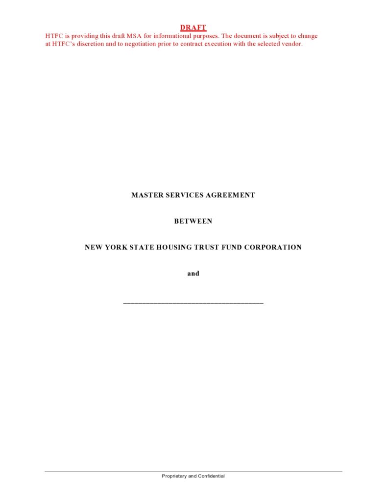 40 Editable Master Service Agreement Templates (MSA)