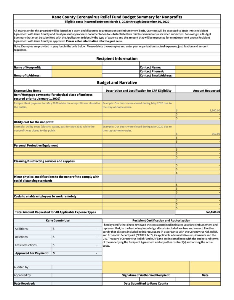 40 Simple Nonprofit Budget Templates [Excel / Word]