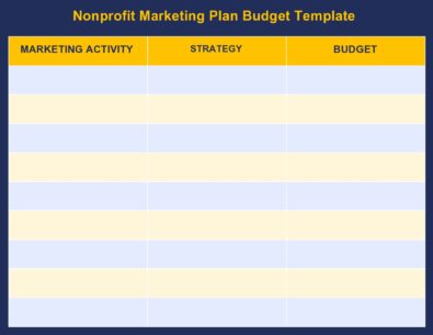 40 Simple Nonprofit Budget Templates [Excel / Word]
