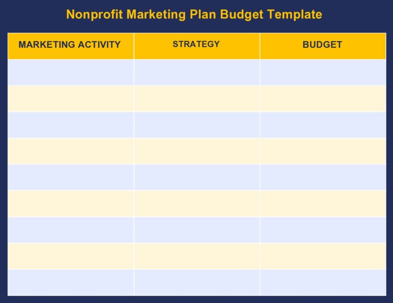 40 Simple Nonprofit Budget Templates [Excel / Word]