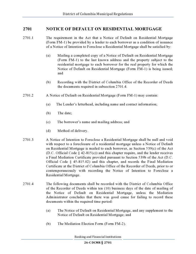40 Printable Notice of Default Letters [Word] ᐅ TemplateLab