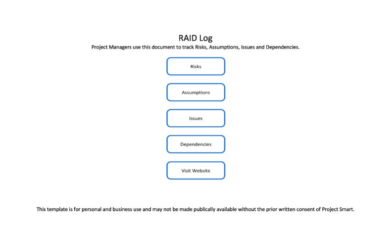 32 Free RAID Log Templates (Trackers / Planners)