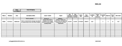 32 Free RAID Log Templates (Trackers / Planners)