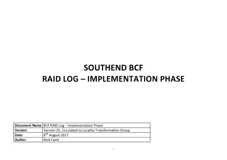 32 Free RAID Log Templates (Trackers / Planners)