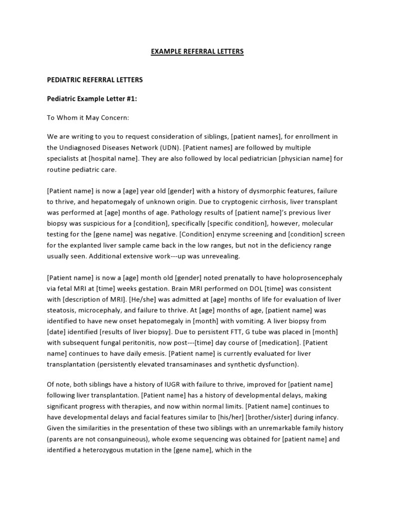 40 Professional Referral Letter Templates (+Examples)