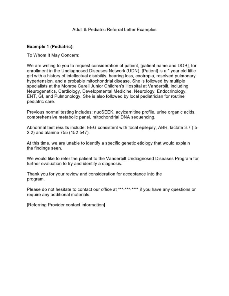 40 Professional Referral Letter Templates (+Examples)