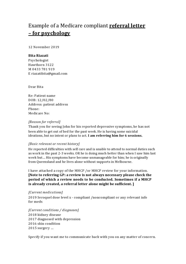 40 Professional Referral Letter Templates (+Examples)