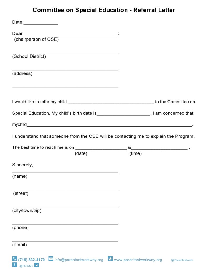 40 Professional Referral Letter Templates (+Examples)