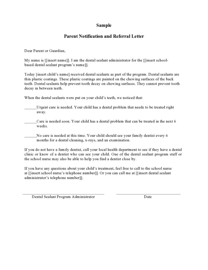 40 Professional Referral Letter Templates (+Examples)