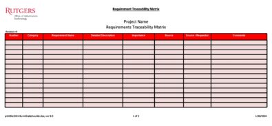 39 Useful Requirements Traceability Matrix Templates (FREE)