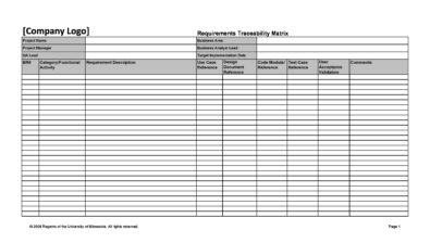 39 Useful Requirements Traceability Matrix Templates (FREE)