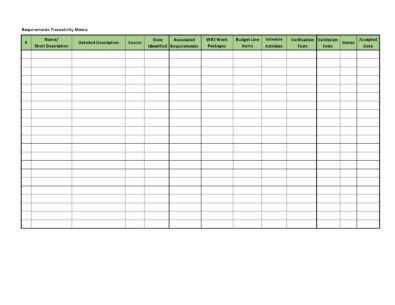 39 Useful Requirements Traceability Matrix Templates (FREE)