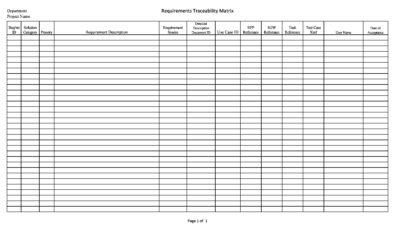 39 Useful Requirements Traceability Matrix Templates (FREE)