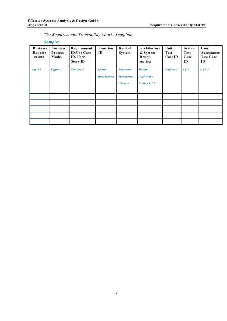 39 Useful Requirements Traceability Matrix Templates (FREE)