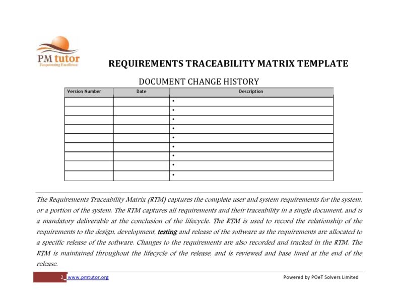 39 Useful Requirements Traceability Matrix Templates (FREE)