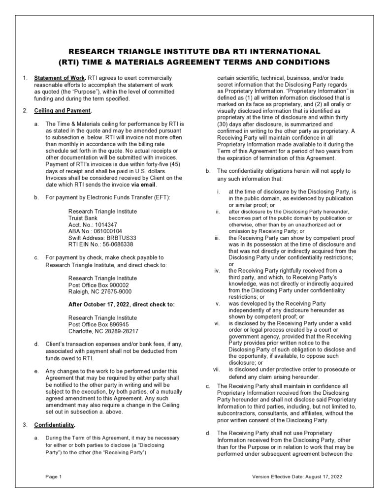 40 Printable Time and Materials Contract Templates [Word]