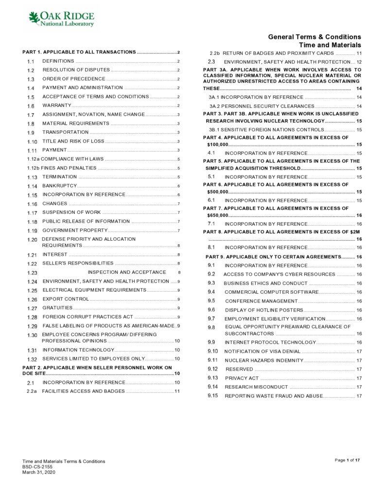 40 Printable Time and Materials Contract Templates [Word]