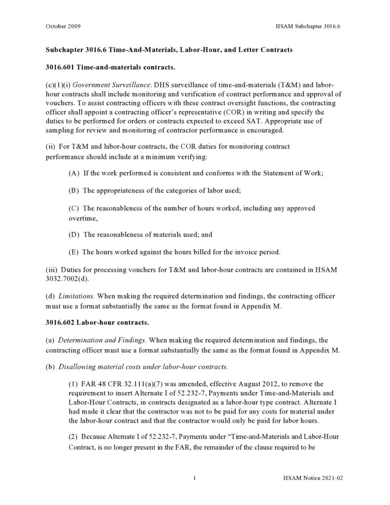 40 Printable Time and Materials Contract Templates [Word]