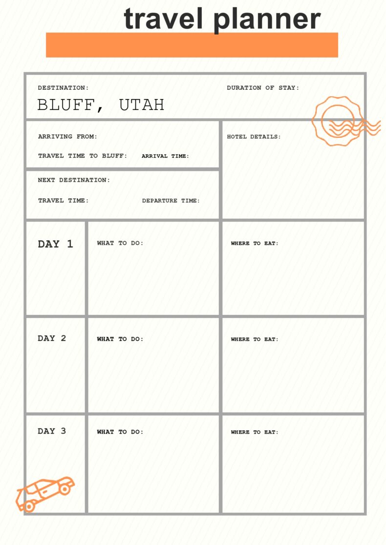 40 Free Travel Planner Templates [Excel, Word, PDF]