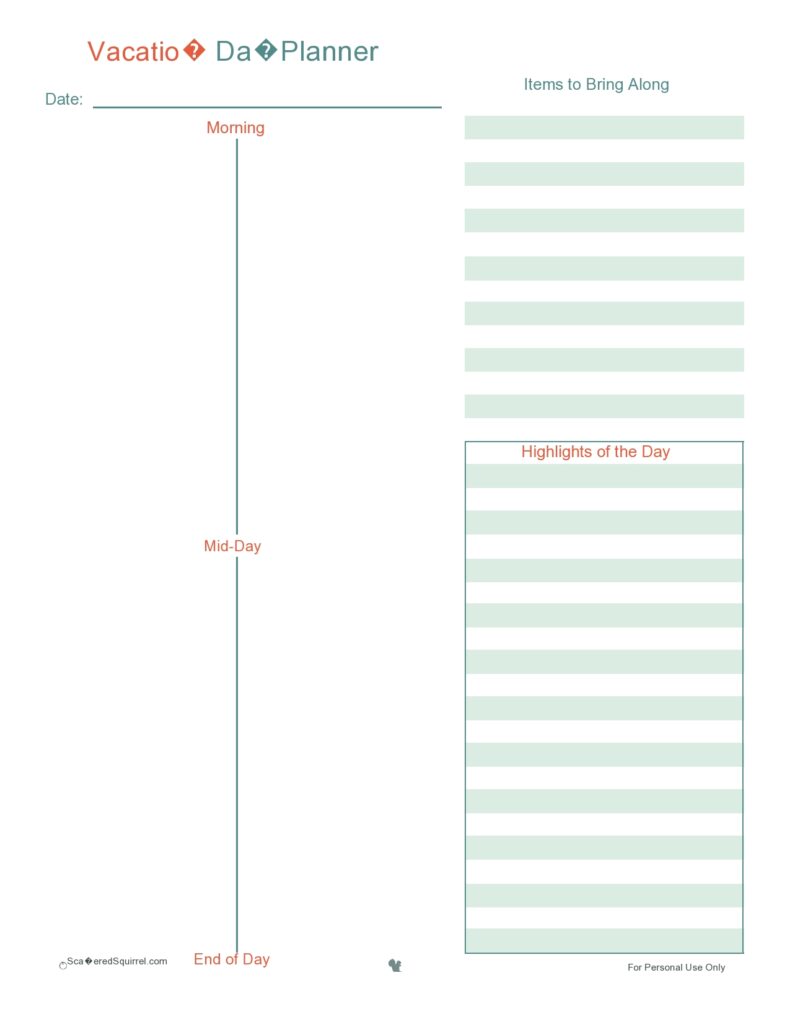 40 Free Travel Planner Templates [Excel, Word, PDF]