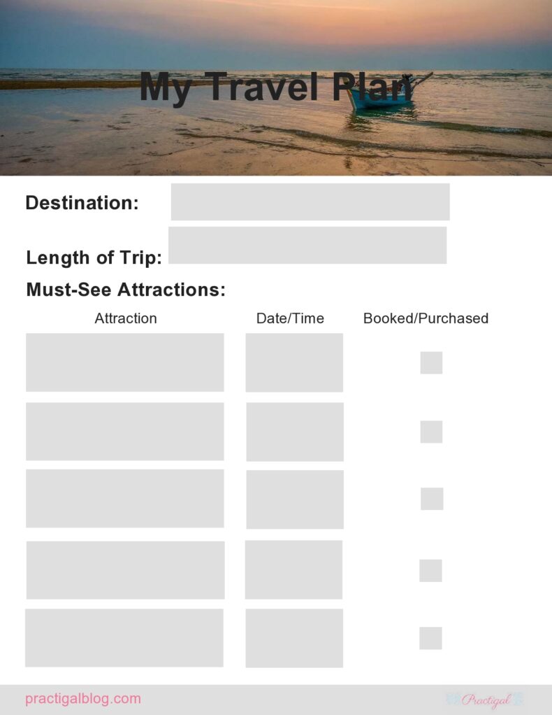 40 Free Travel Planner Templates [Excel, Word, PDF]