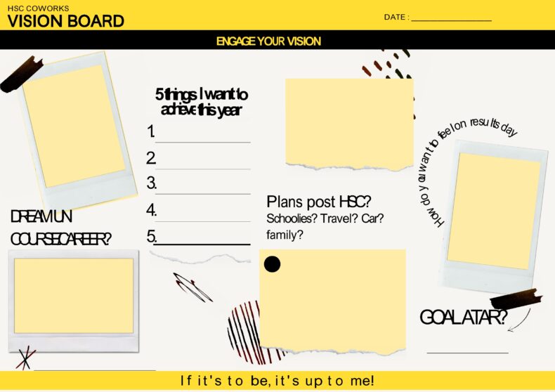 38 Useful Vision Board Templates (Goals & Dreams)