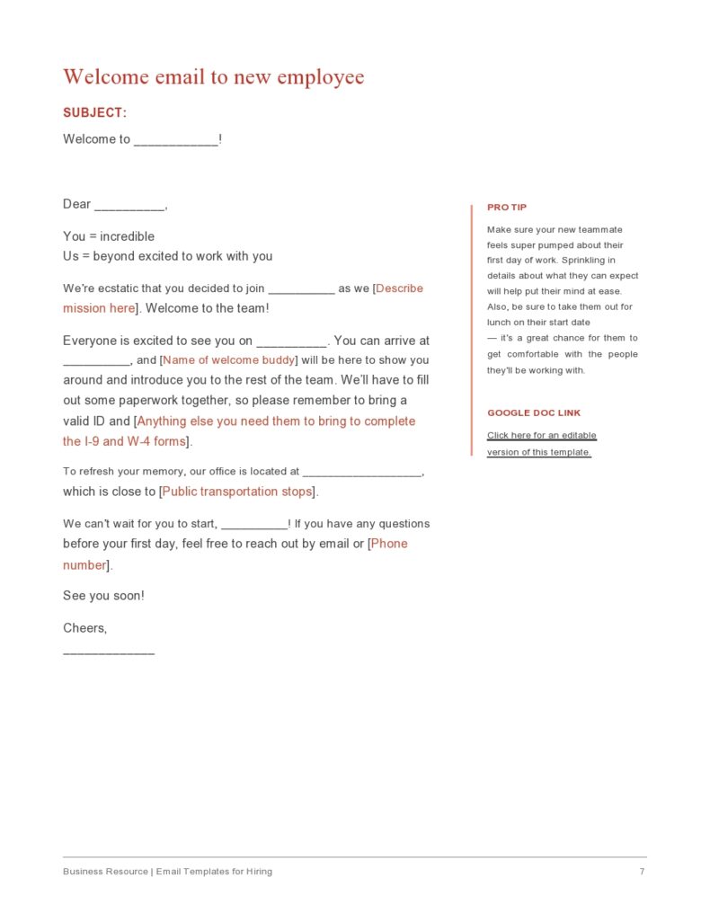 40 Heartwarming Welcome Letter Templates (Word)