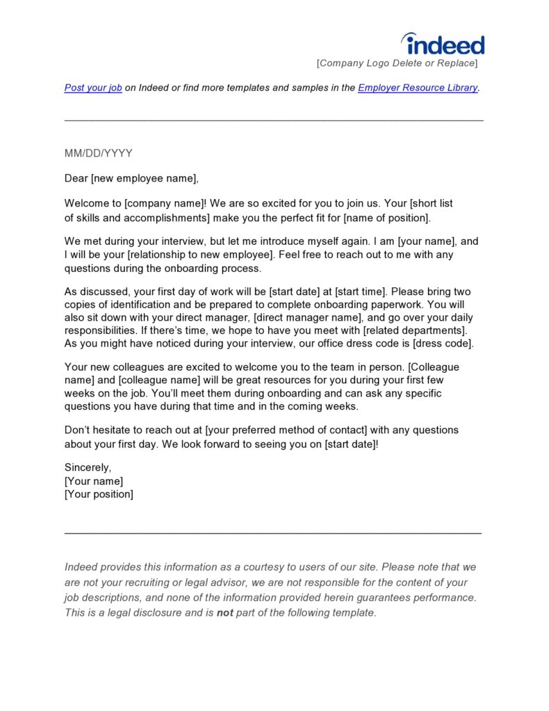 40 Heartwarming Welcome Letter Templates (Word)