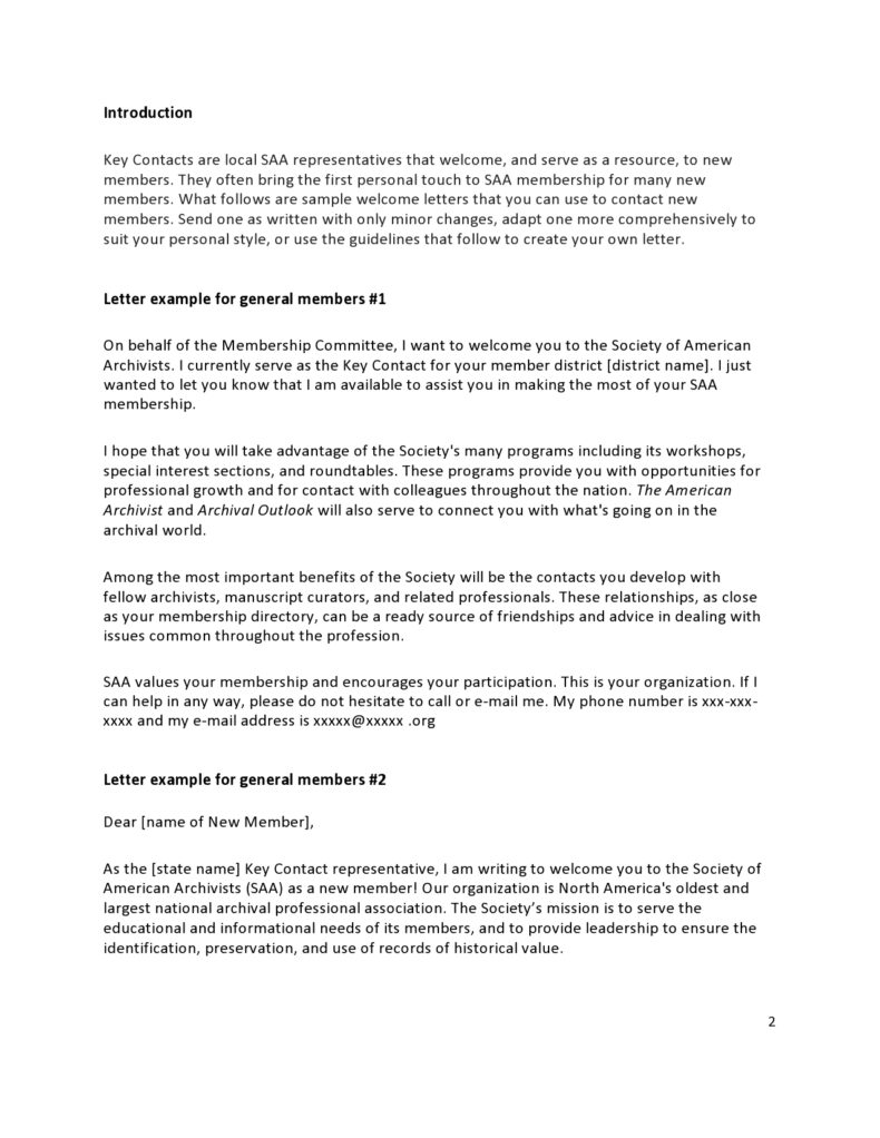 40 Heartwarming Welcome Letter Templates (Word)