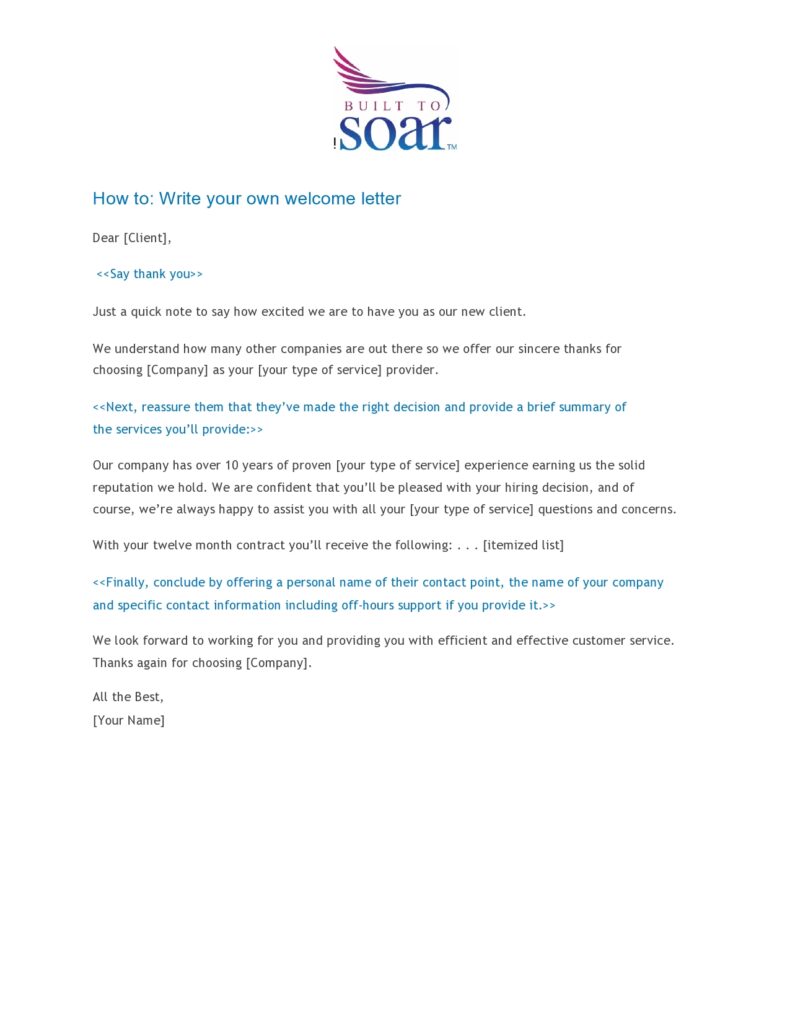 40 Heartwarming Welcome Letter Templates (Word)