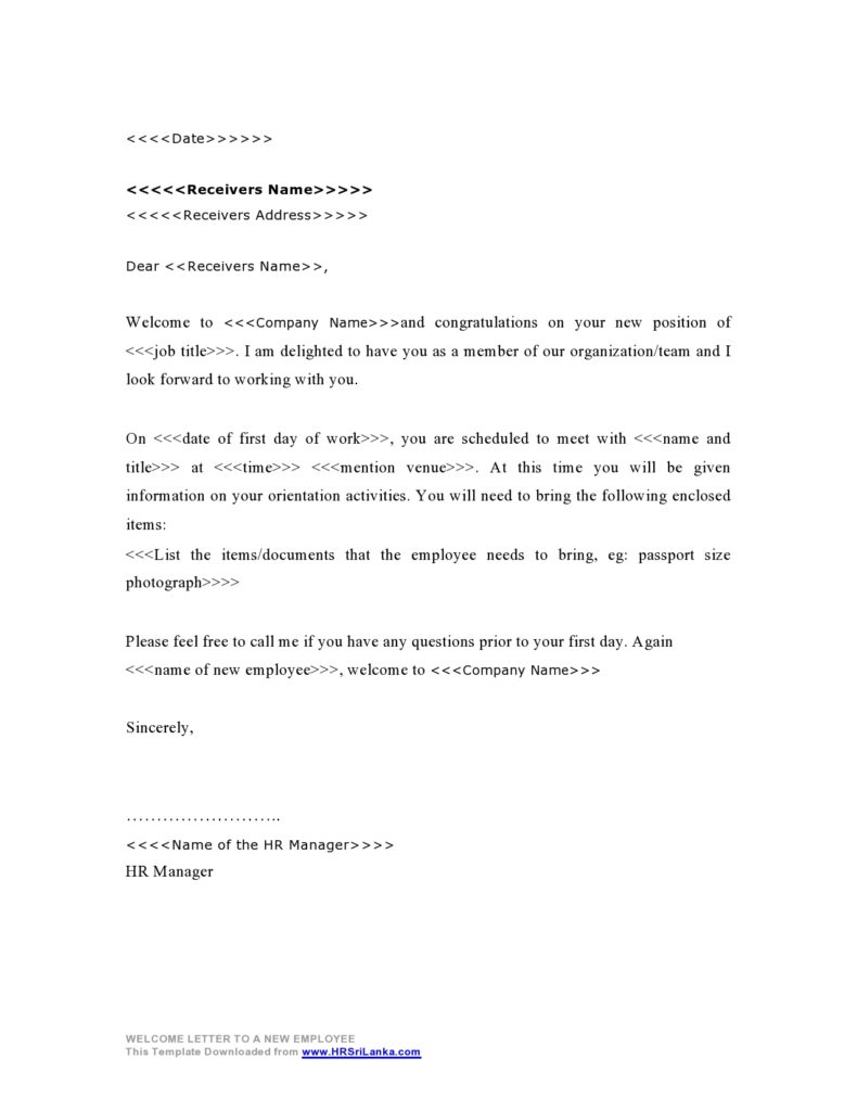 40 Heartwarming Welcome Letter Templates (Word)