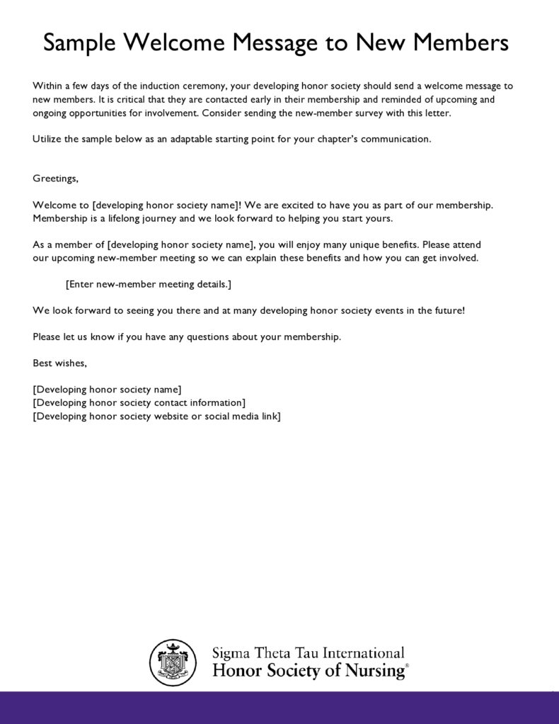 40 Heartwarming Welcome Letter Templates (Word)