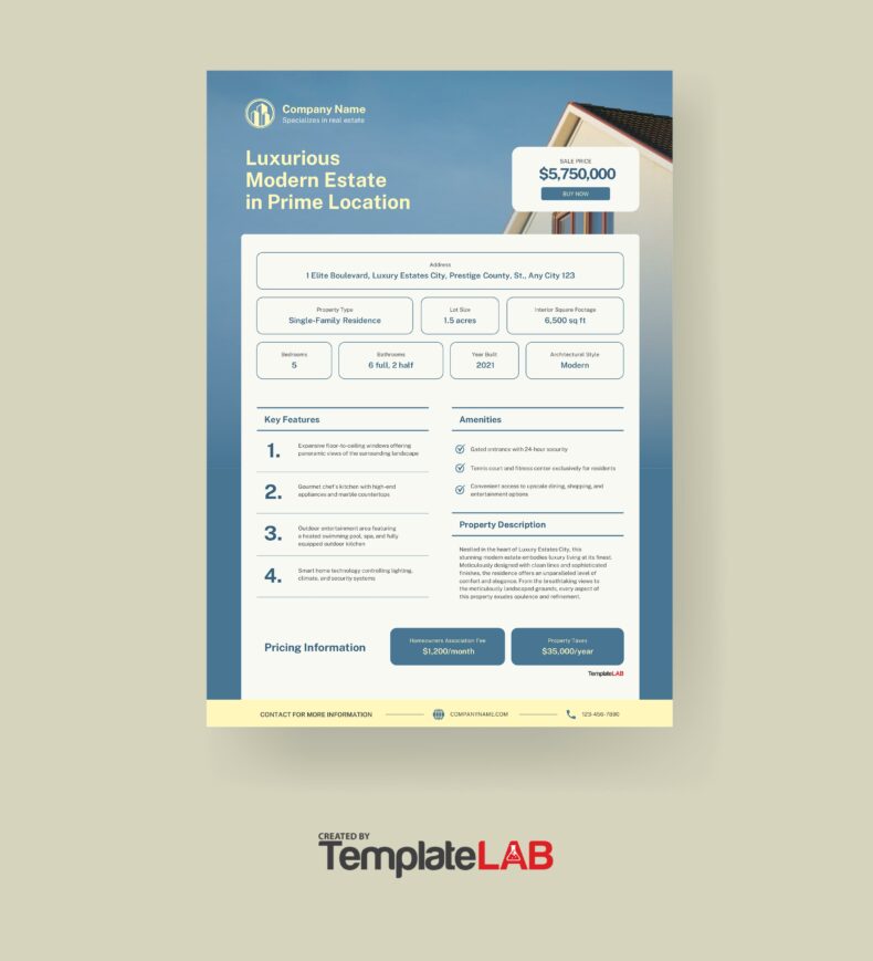 30+ Beautiful Fact Sheet Templates, Examples and Designs
