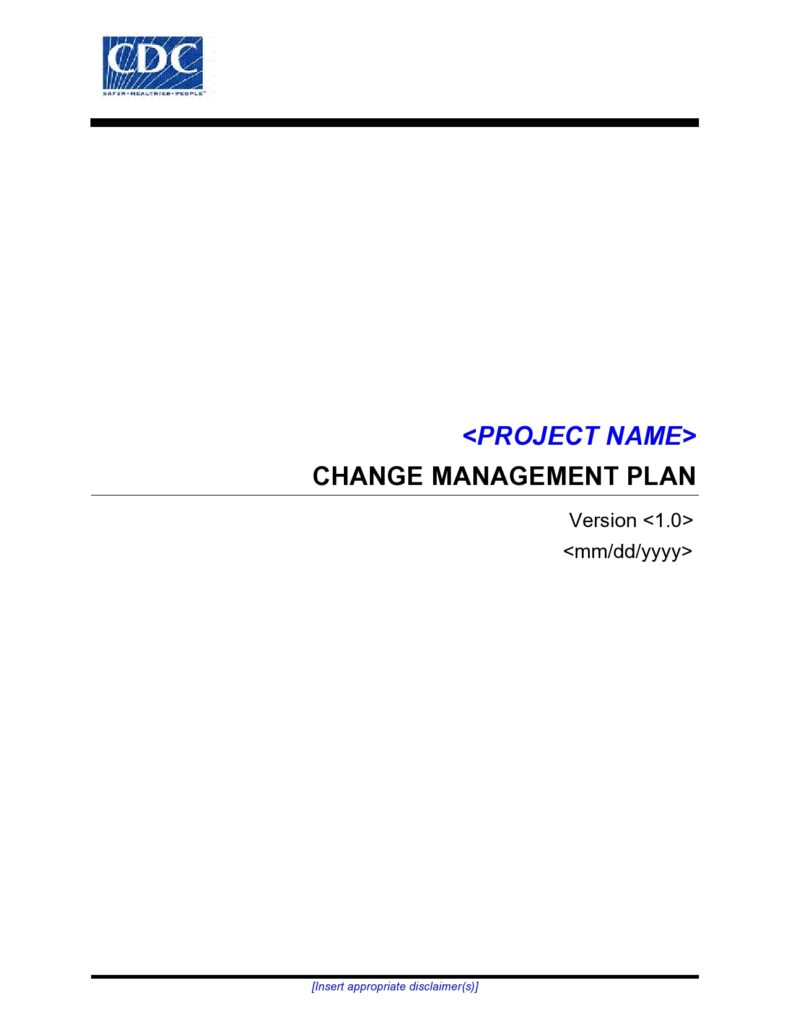 38 Free Change Management Plan Templates [& Forms]