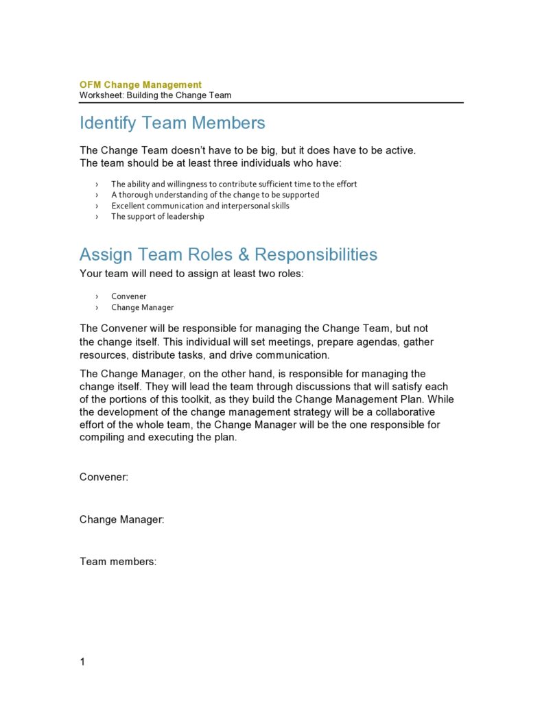 38 Free Change Management Plan Templates [& Forms]