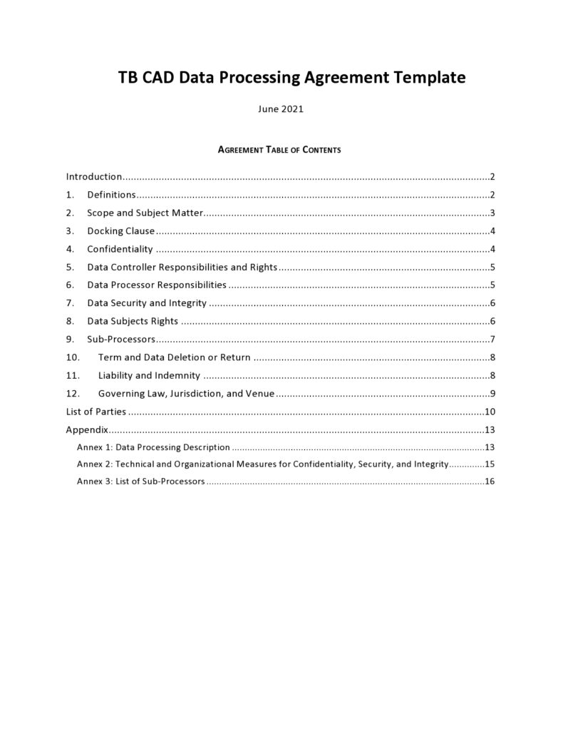 40 Simple DPA Agreements & Contracts ᐅ TemplateLab