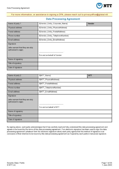 40 Simple DPA Agreements & Contracts ᐅ TemplateLab