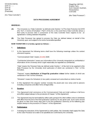 40 Simple DPA Agreements & Contracts ᐅ TemplateLab