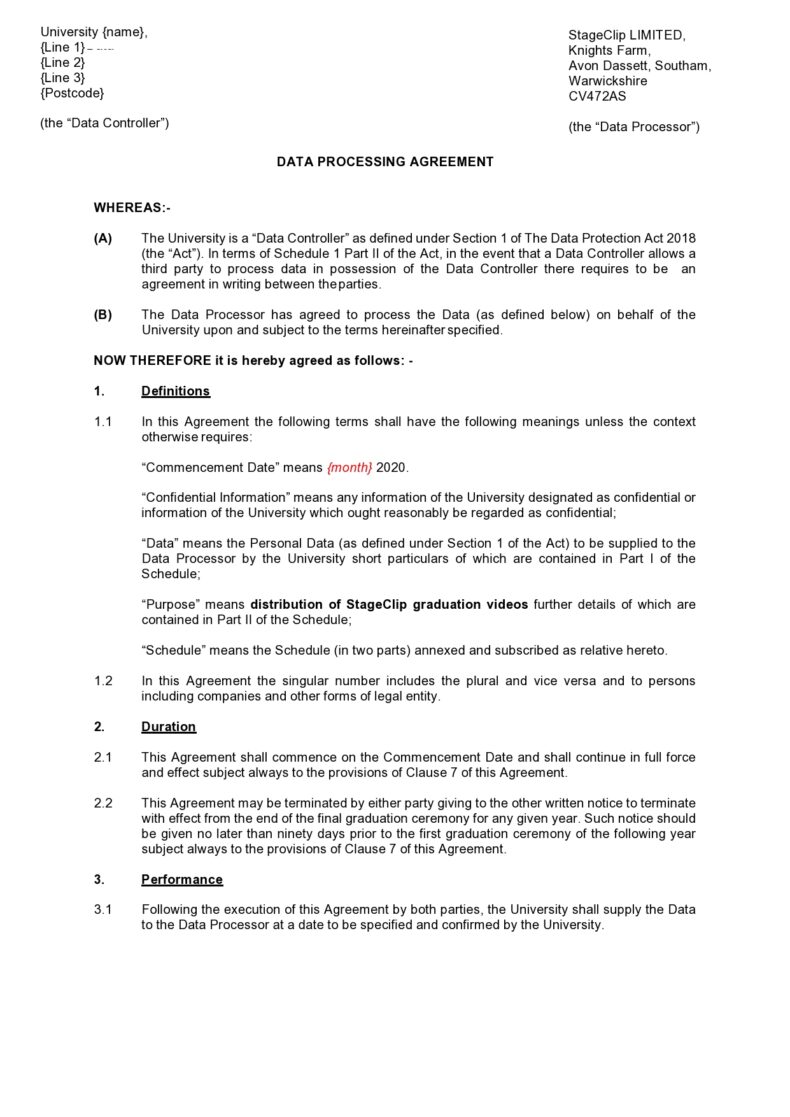 40 Simple DPA Agreements & Contracts ᐅ TemplateLab