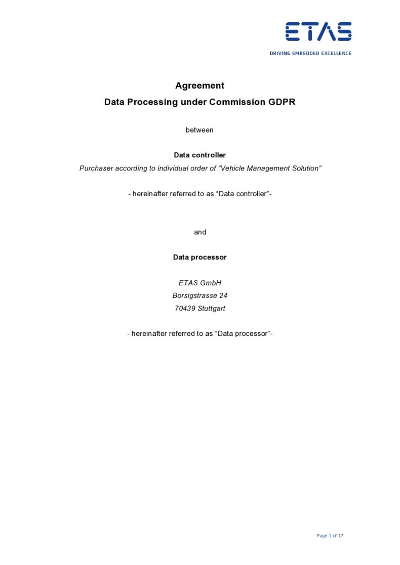 40 Simple DPA Agreements & Contracts ᐅ TemplateLab