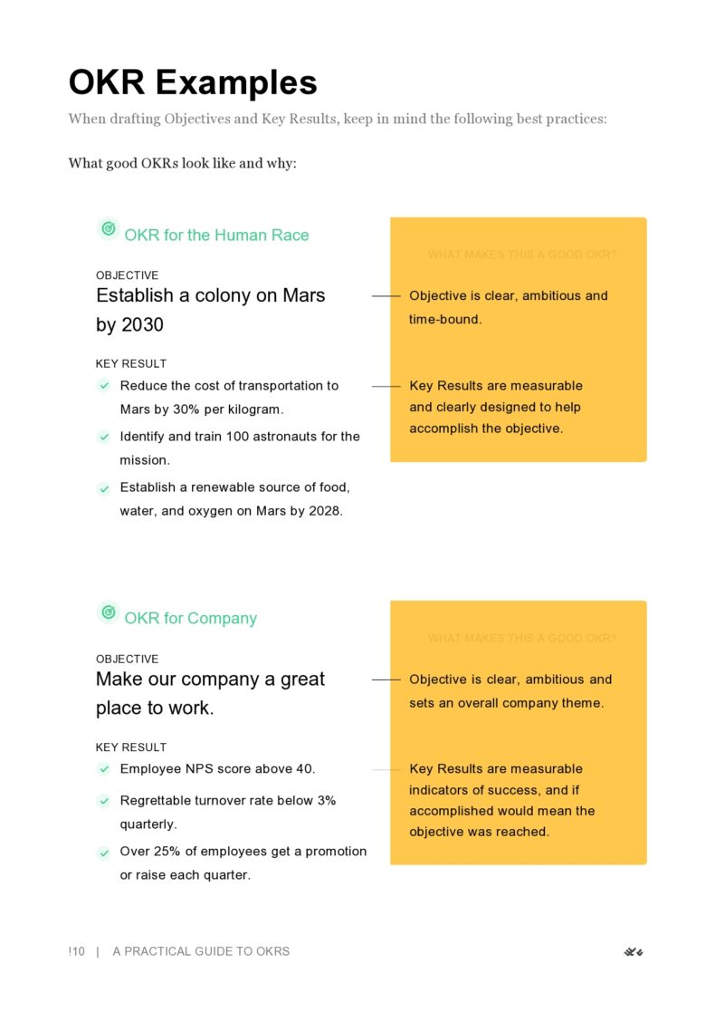 39 Useful OKR Templates (Word, Excel, PowerPoint)
