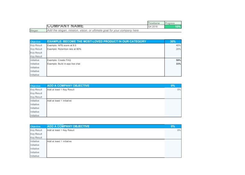 39 Useful OKR Templates (Word, Excel, PowerPoint)