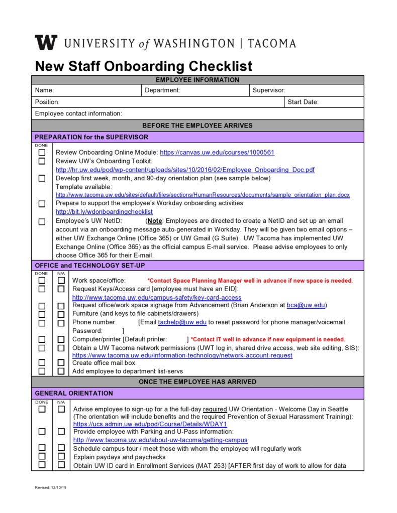 38 Best Onboarding Checklist Templates [Word, Excel]