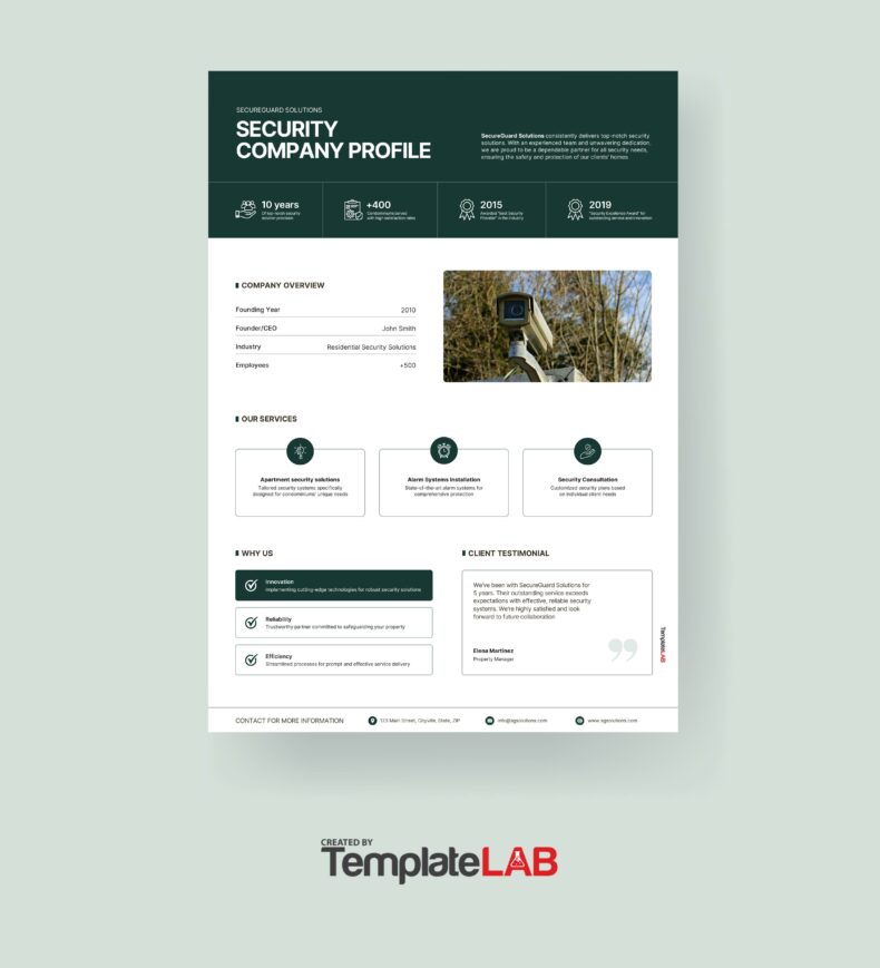 37 Professional Company Profile Templates [Word, PowerPoint, PDF]