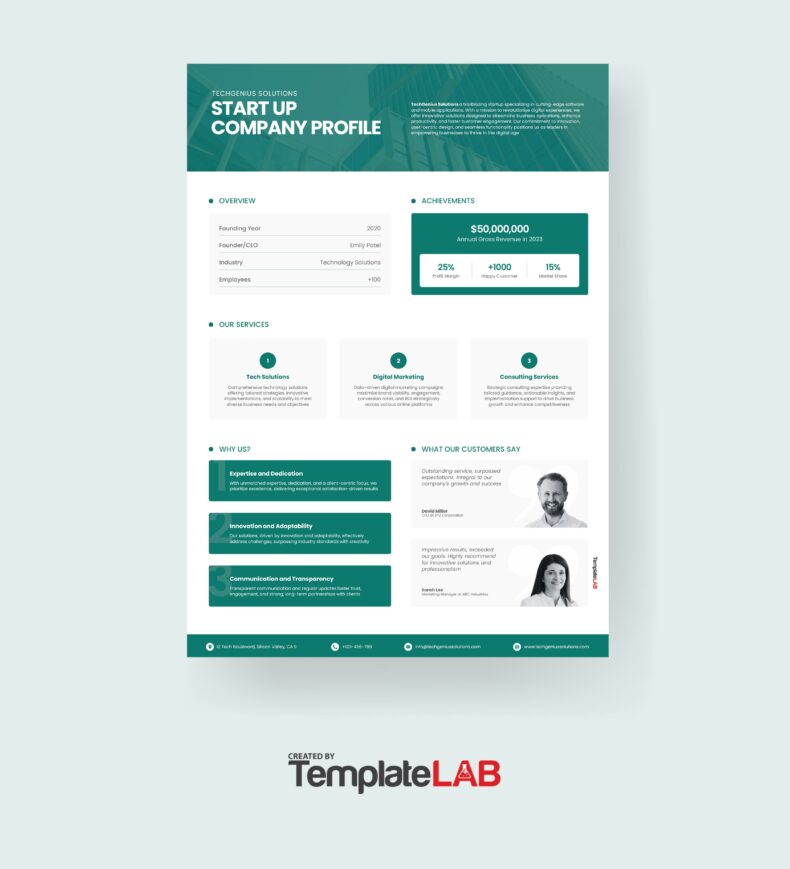 37 Professional Company Profile Templates [Word, PowerPoint, PDF]